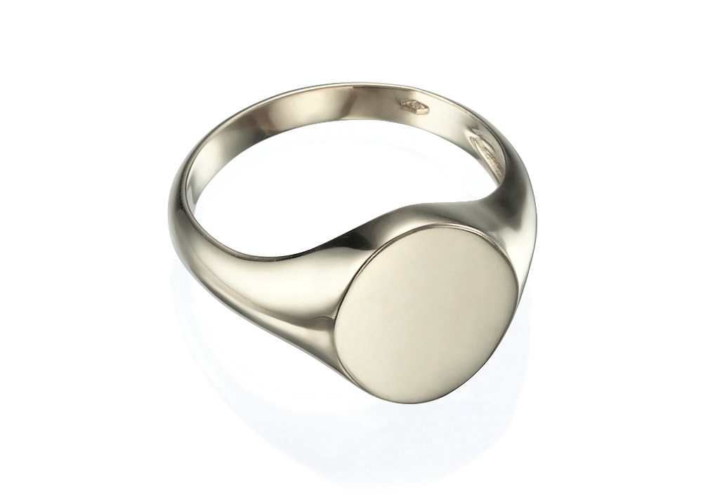 Oval Signet Ring, Oval Signet Ring