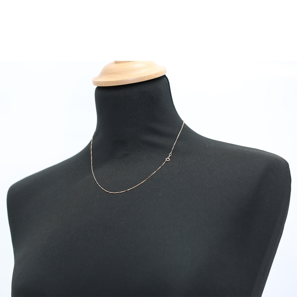 Box Chain Necklace Diamond Cut