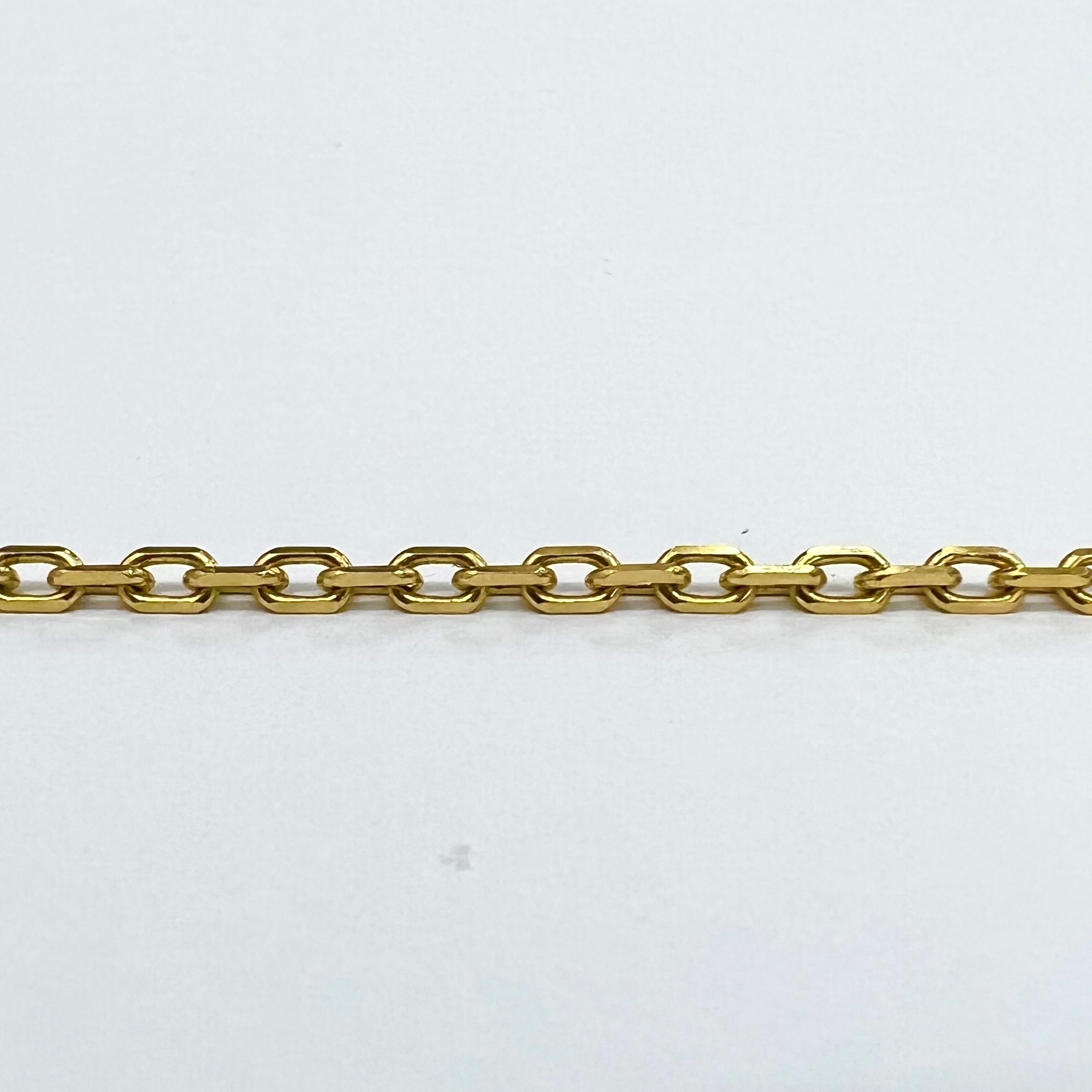 Gold Diamond Cut Anchor Chain, Gold Diamond Cut Anchor Chain